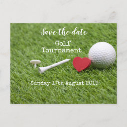 Golf Save the date Golf Tournament Announcement | Zazzle