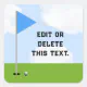 Golf Square Sticker | Zazzle