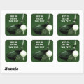 Golf Square Sticker | Zazzle