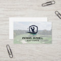 Golf Swing Logo | Golf Course Business Card | Zazzle