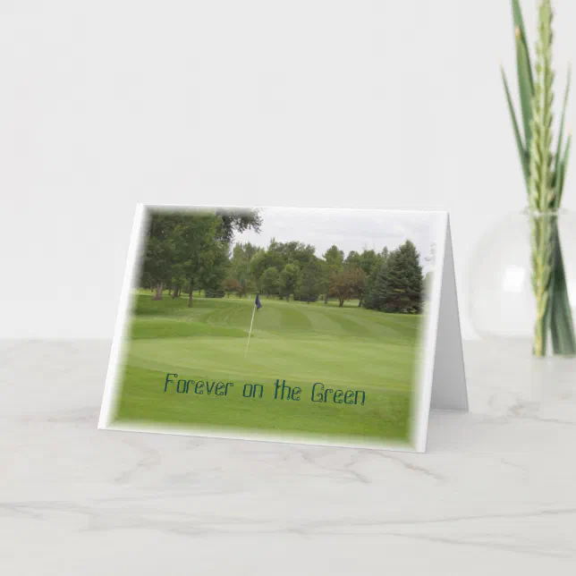 golf sympathy card | Zazzle