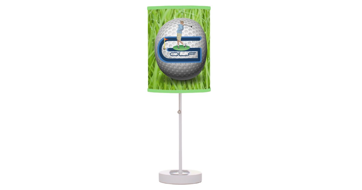 Golf Table Lamp | Zazzle