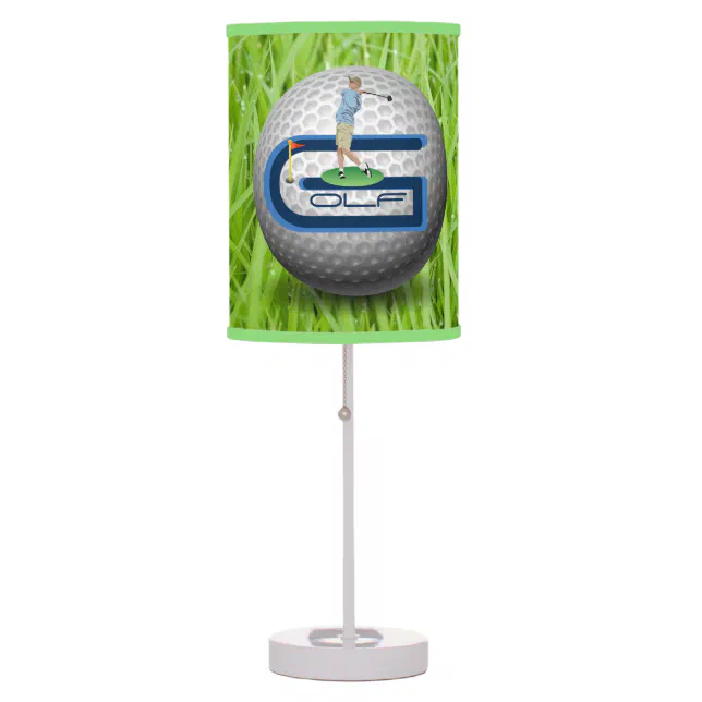 Golf Table Lamp | Zazzle