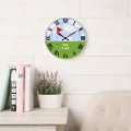 Golf Tee Time Large Clock | Zazzle