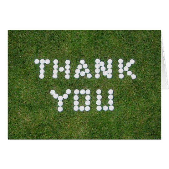Golf Thank You | Zazzle.com