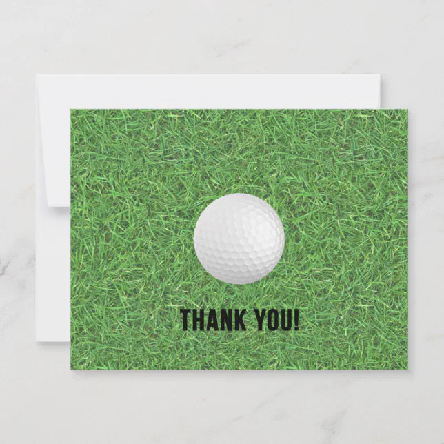 Golf Thank You Postcard | Zazzle
