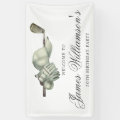 Golf Theme 50th Birthday Party Custom Welcome Banner | Zazzle