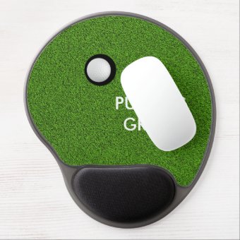 Golf Theme Gel Mousepads | Zazzle