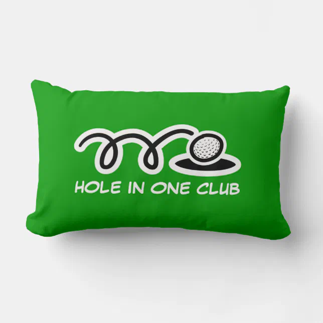 Golf theme throw pillow with funny quote | Zazzle