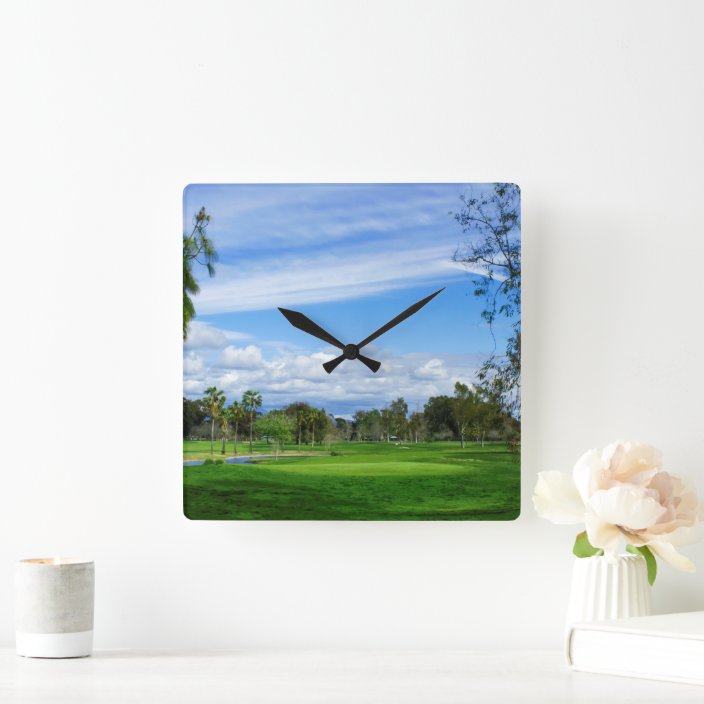 Golf Theme Wall Clock | Zazzle.com
