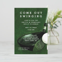 Golf Themed Invitation | Zazzle
