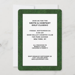 Golf Themed Invitation | Zazzle