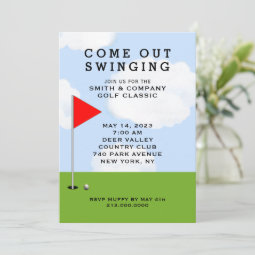 Golf Themed Invitations | Zazzle