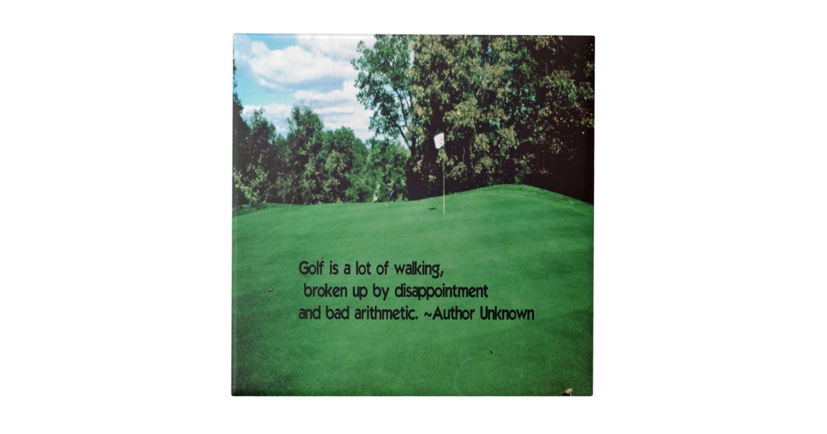Golf Tile | Zazzle