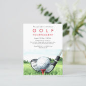 Golf Tournament Annual Invitation Postcard | Zazzle