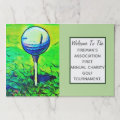 Golf Tournament Golfing Party Paper Placemat | Zazzle