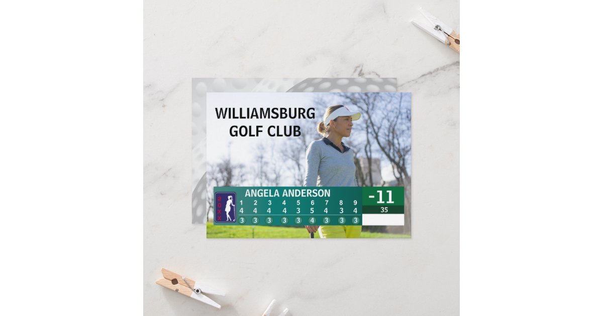 GOLF TOURNAMENT LOW SCORE GOLFER AWARD INVITATION | Zazzle