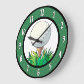 Golf Wall Clock | Zazzle