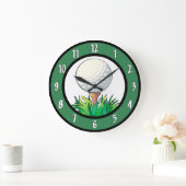 Golf Wall Clock | Zazzle