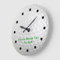 Golf Wall Clocks | Zazzle