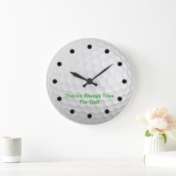 Golf Wall Clocks | Zazzle