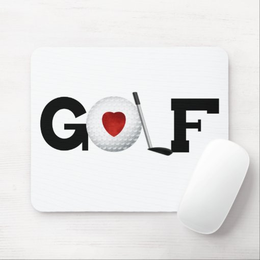 Golf with Golf Ball Mouse Pad | Zazzle