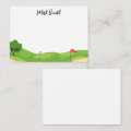 Golf with Name for golfer Note Card | Zazzle