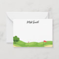 Golf with Name for golfer Note Card | Zazzle