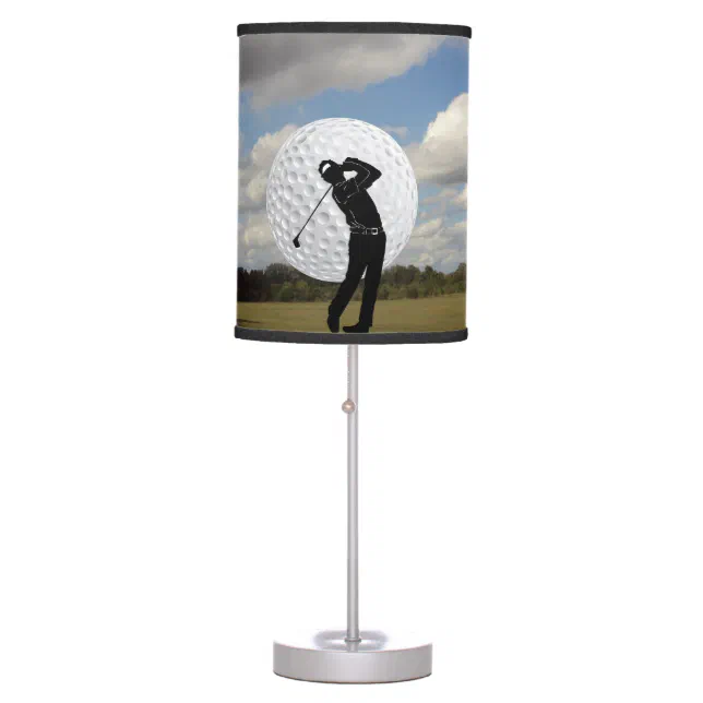 Golf World Table Lamp | Zazzle
