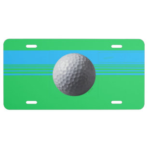 Golf License Plates | Zazzle