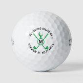 Golfer Memorial In Loving Memory Remembrance Golf Balls | Zazzle