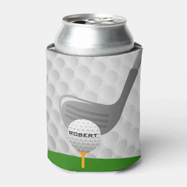 Golfing Design Can Cooler | Zazzle