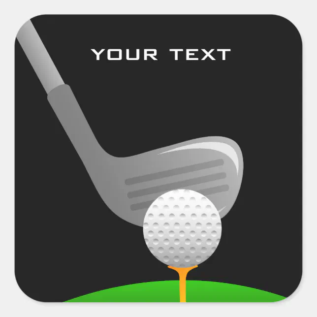 Golfing Sticker | Zazzle