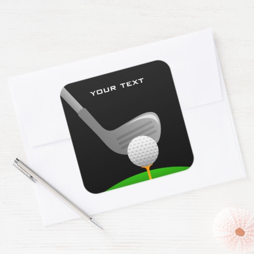 Golfing Sticker | Zazzle