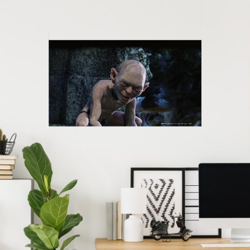 GOLLUM™ with Smile Poster | Zazzle