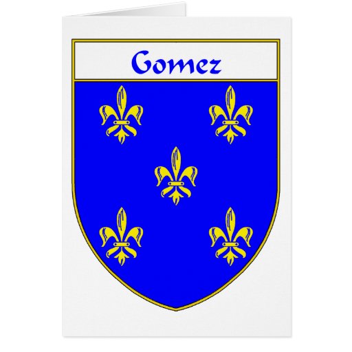 Gomez Coat of Arms/Family Crest Greeting Card | Zazzle