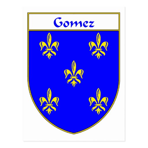 Gomez Coat of Arms/Family Crest Postcard | Zazzle