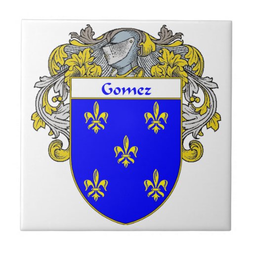 Gomez Coat of Arms/Family Crest Tile | Zazzle