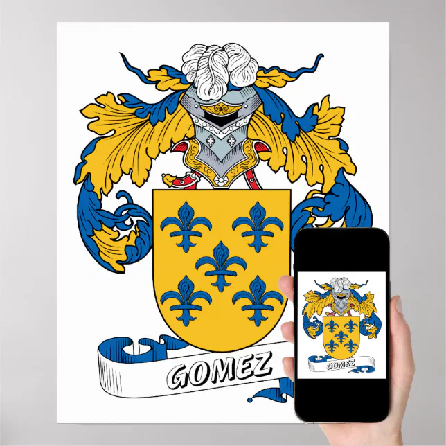 Gomez Family Crest Poster | Zazzle