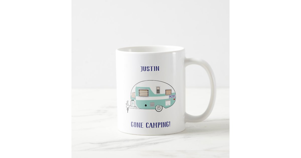Gone Camping RV Trailer Camper Coffee Cups Mugs | Zazzle