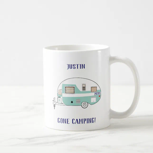 Gone Camping RV Trailer Camper Coffee Cups Mugs | Zazzle