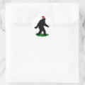 Gone Christmas , Gone Squatchin' Classic Round Sticker | Zazzle