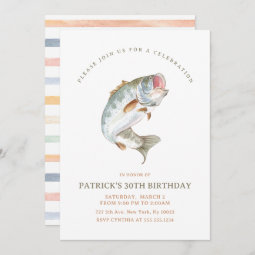 Gone Fishing Birthday Invitation | Zazzle