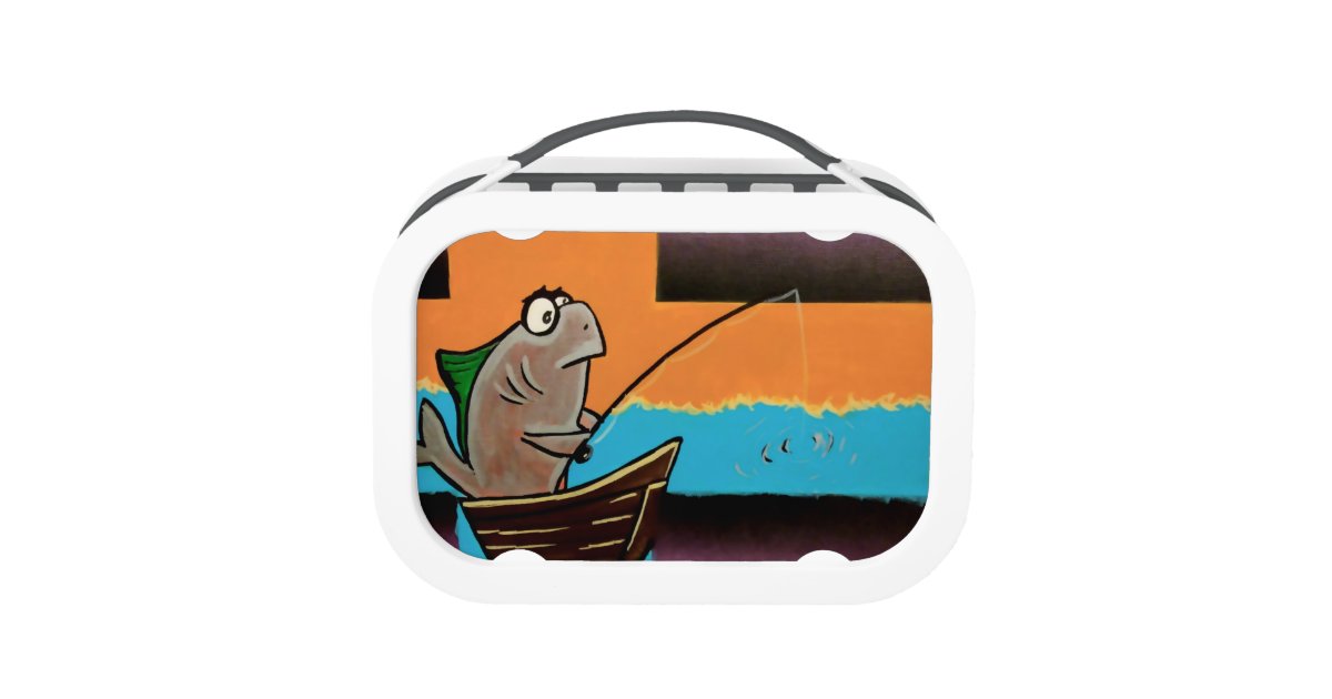 Gone Fishing Lunch Box | Zazzle