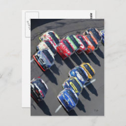 Gone Racing Postcard | Zazzle
