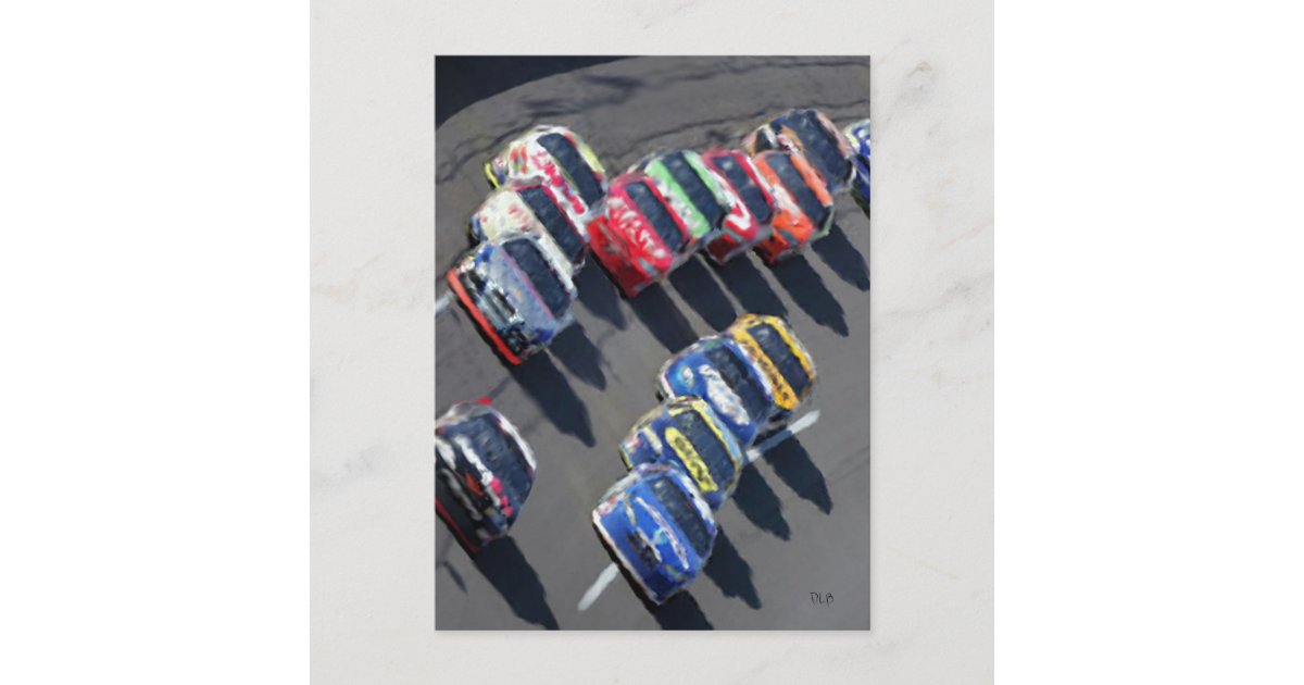 Gone Racing Postcard | Zazzle