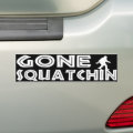 Gone Squatchin Bumper Sticker | Zazzle