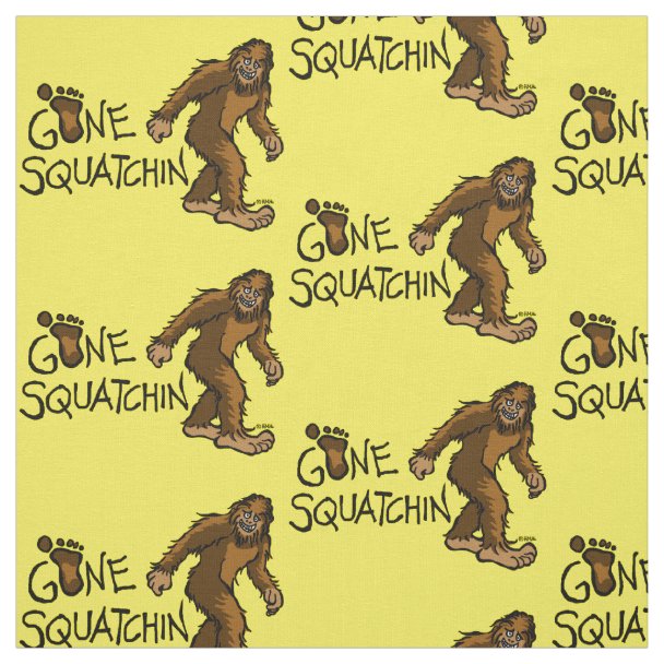 Bigfoot Fabric | Zazzle