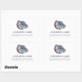 Gonzaga Bulldogs Mascot Logo Rectangular Sticker | Zazzle