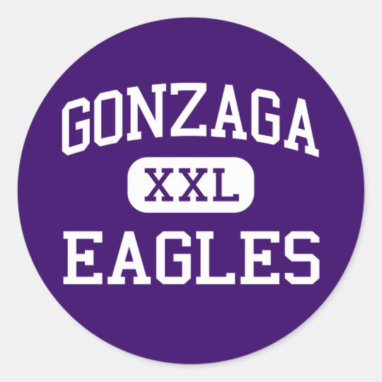Gonzaga - Eagles - College - Washington Classic Round Sticker | Zazzle.com